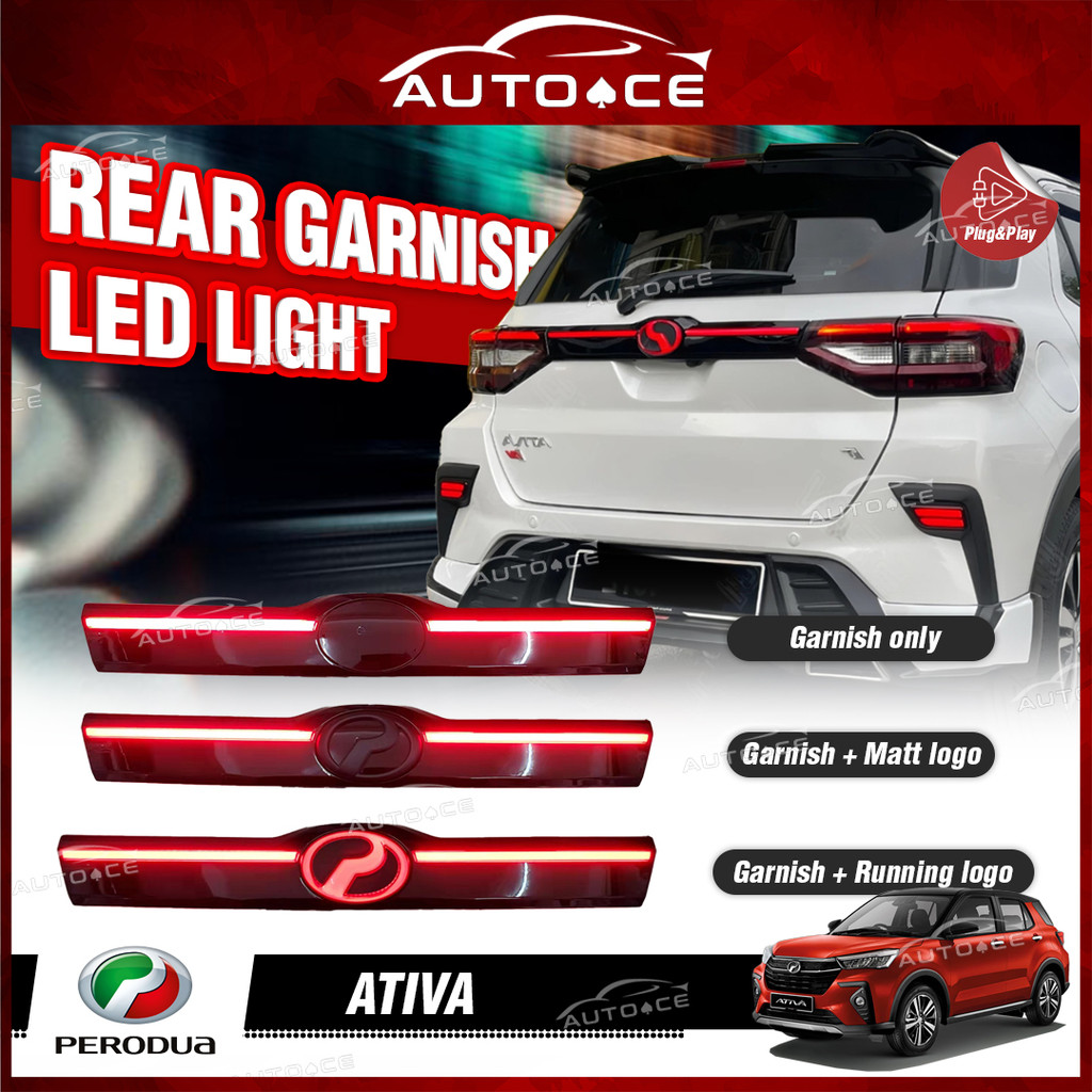Perodua Ativa Rear Garnish taillamp LED With (Running Daytime Light ...