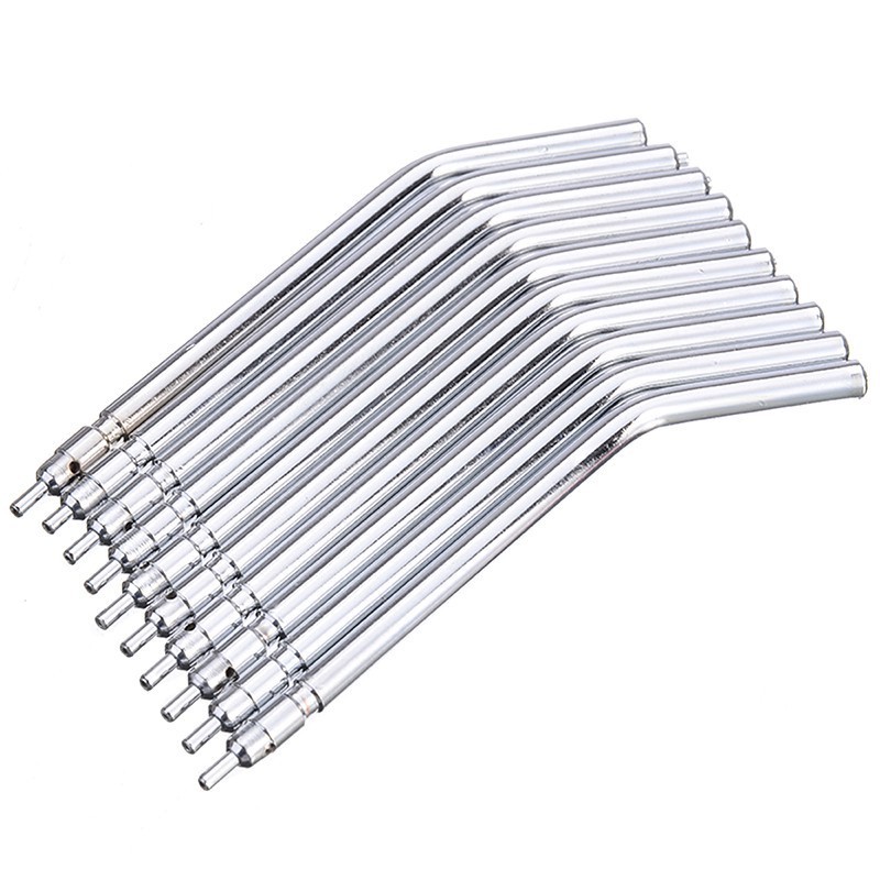 10pcs dental 3 Way Syringe tips Stainless Steel Syringe Spray Nozzles ...