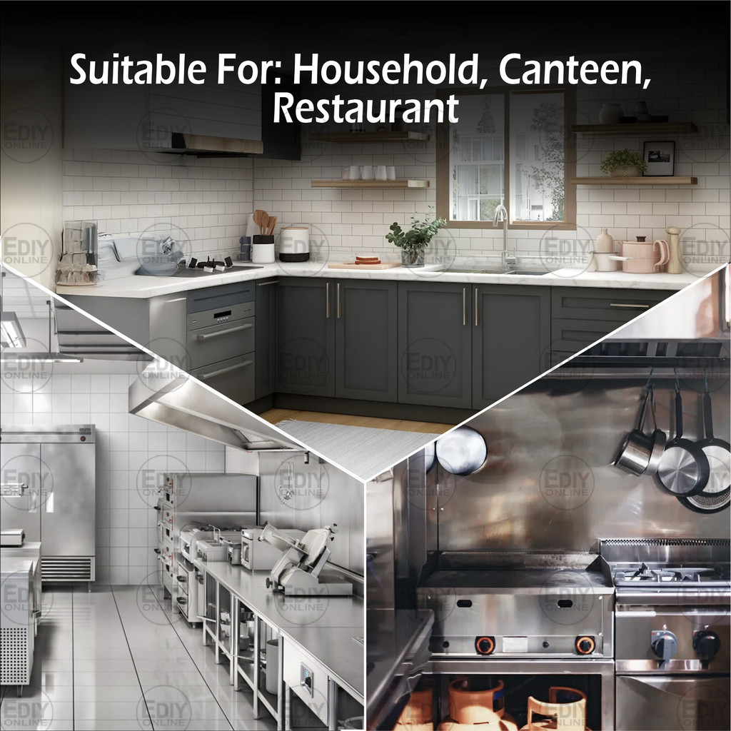 Commercial Triple Burner HOMELUX HSC-G3F 3M Dapur Gas Stove Cooker HPG ...