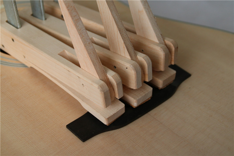 Hand-made Hard Maple Wood Iron Deep Throat Clamp for Guitar Cello ...