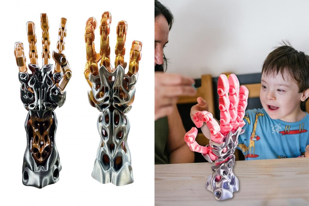 Vip Stress Relief Mechanical Hand Artistic Bionic Arm Articulated ...