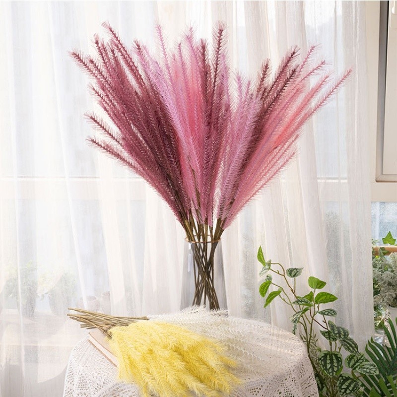 80cm Long Artificial Reed Grass Pampas Grass Fake Reed Plants Wedding ...