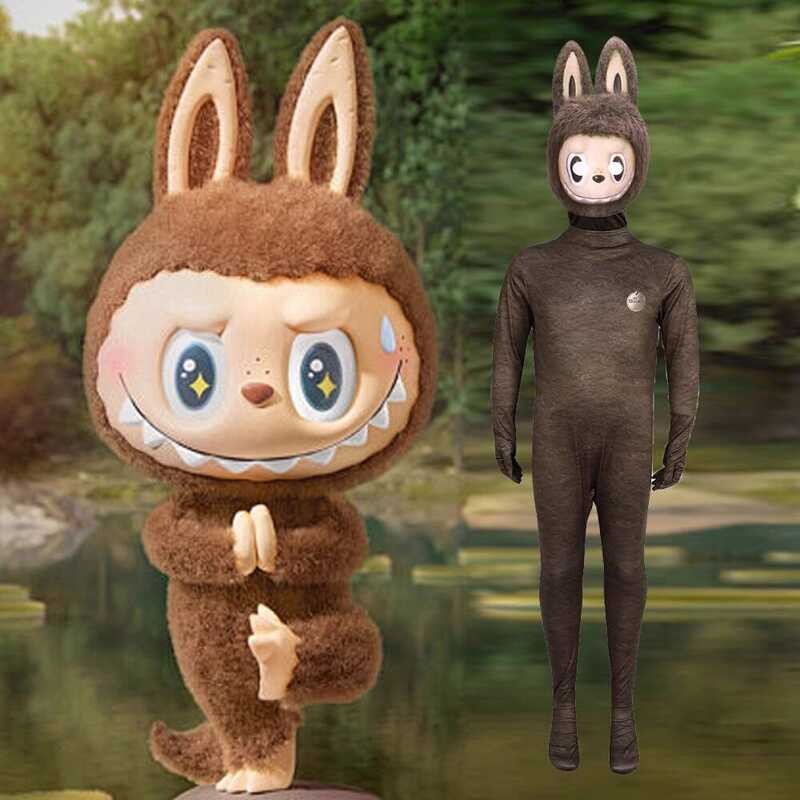Labubu cosplay Costume Elf Rabbit LABUBU Doll Halloween Costume Mascot ...
