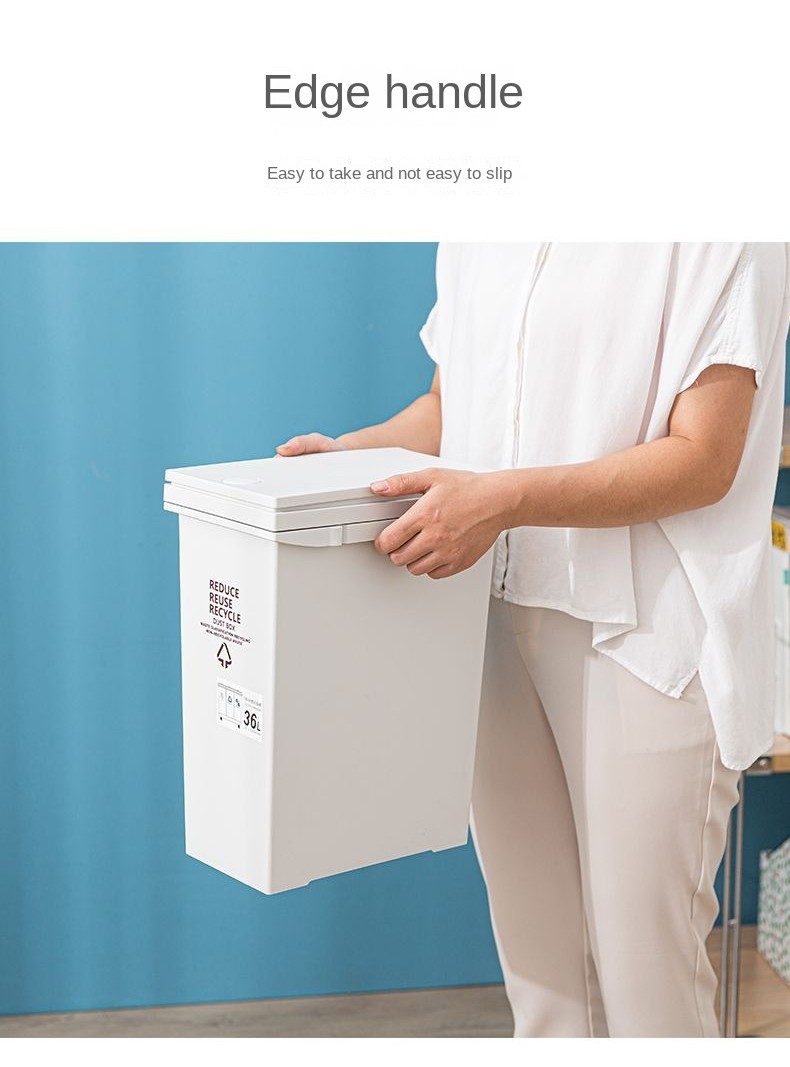 60l Large Capacity Three-in-One Trash Sorting Trash Can Household with ...