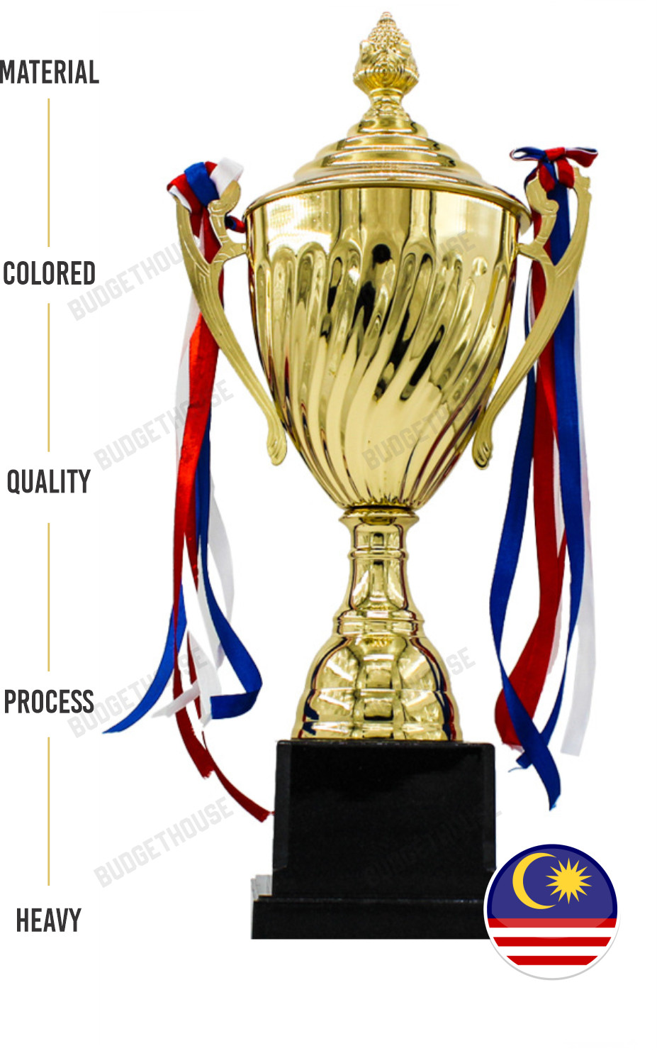 Trophy Besi C1801 LABEL + LOGO ( HADIAH SUKAN DAN HADIAH ANUGERAH ...