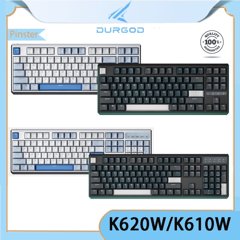 DURGOD K620W/K610W wireless three-mode hot-swap mechanical keyboard MAC ...