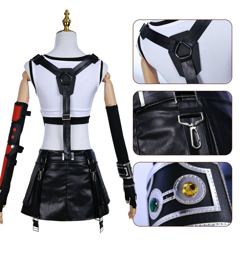 Final Fantasy VII Tifa Lockhart Cosplay Costume Game Anime Clothing ...
