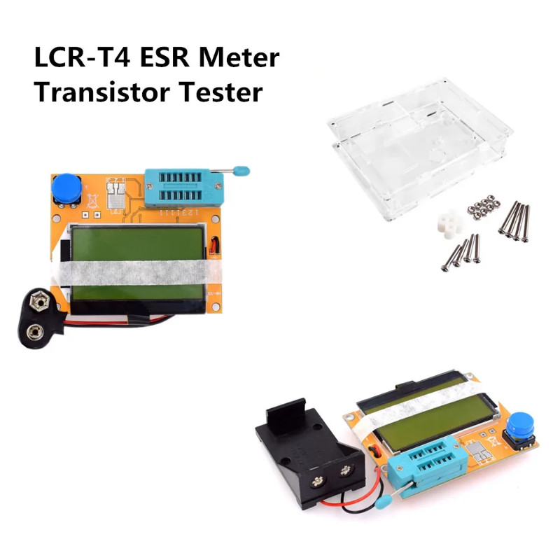 LCR-T4 ESR Meter Transistor Tester Diode Triode Capacitance SCR ...