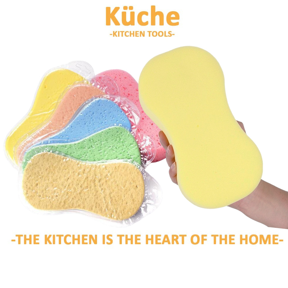KUCHE Large Car Wash Sponge Multifunctional Washing Sponge Magic ...