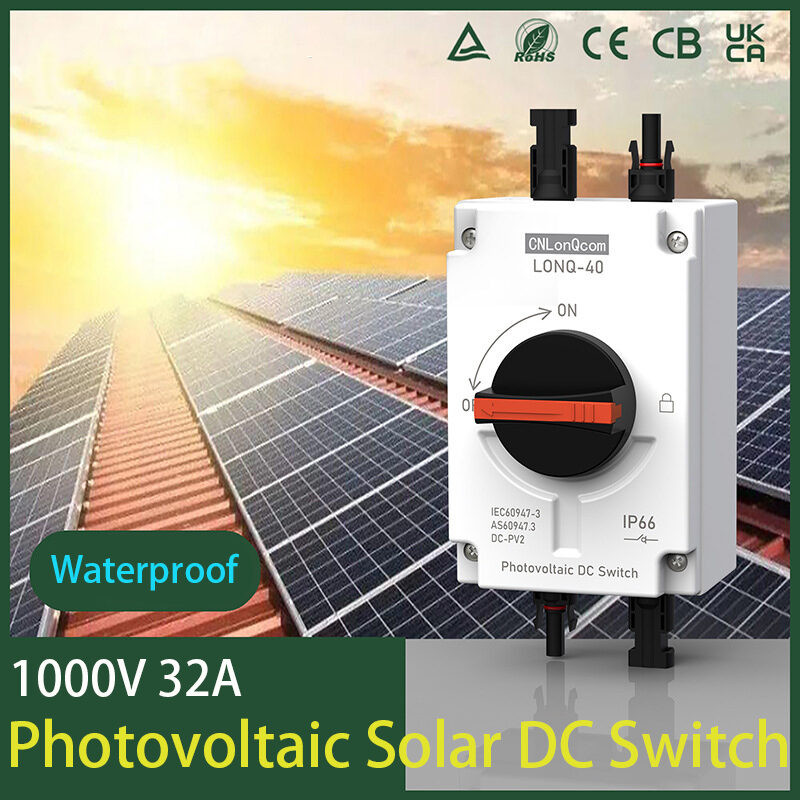 Photovoltaic Electrical Isolator Solar Switch PV Photovoltaic DC Switch 1000V 1200v 32A 16A ...