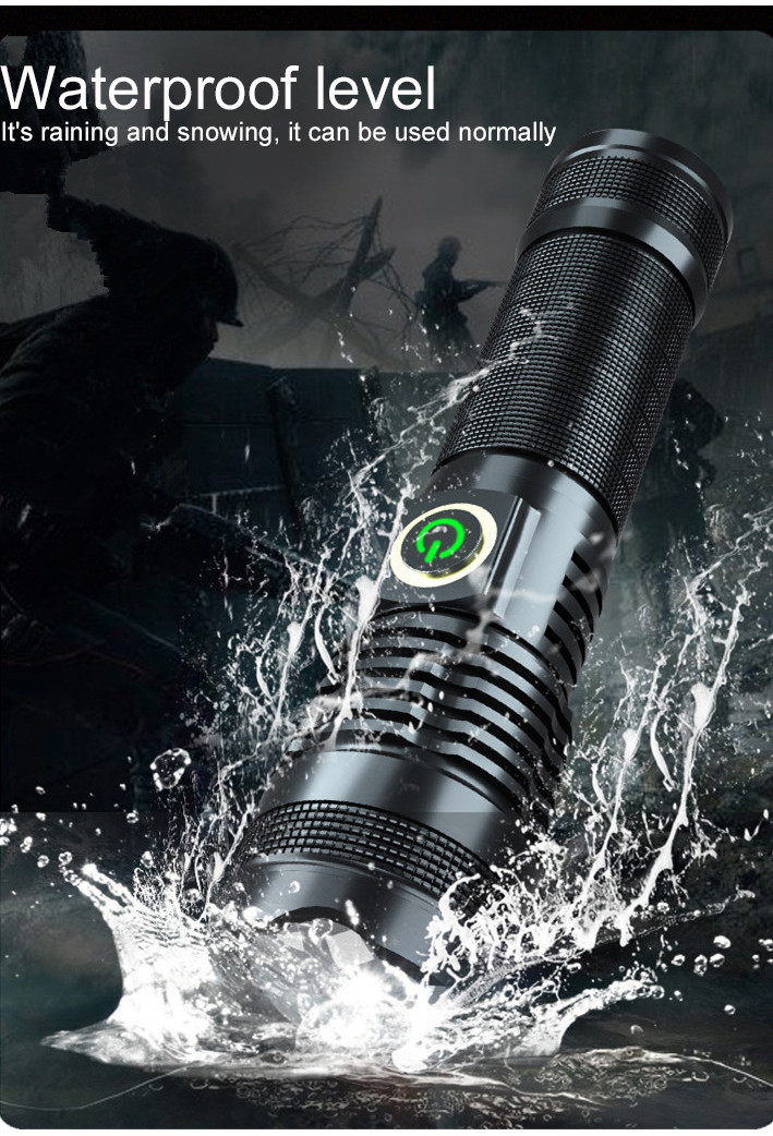 Pocketman XHP50 LED Flashlights 18650 Rechargeable Flashlights ...