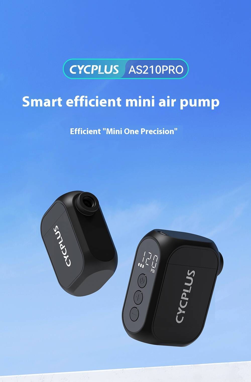 CYCPLUS AS210 PRO Mini Inflator New Portable Electric High Voltage ...
