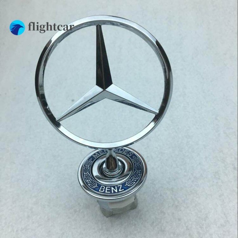 Hood bonnet Vertical logo for Mercedes Benz W210 W220 W211 W204 W212 ...