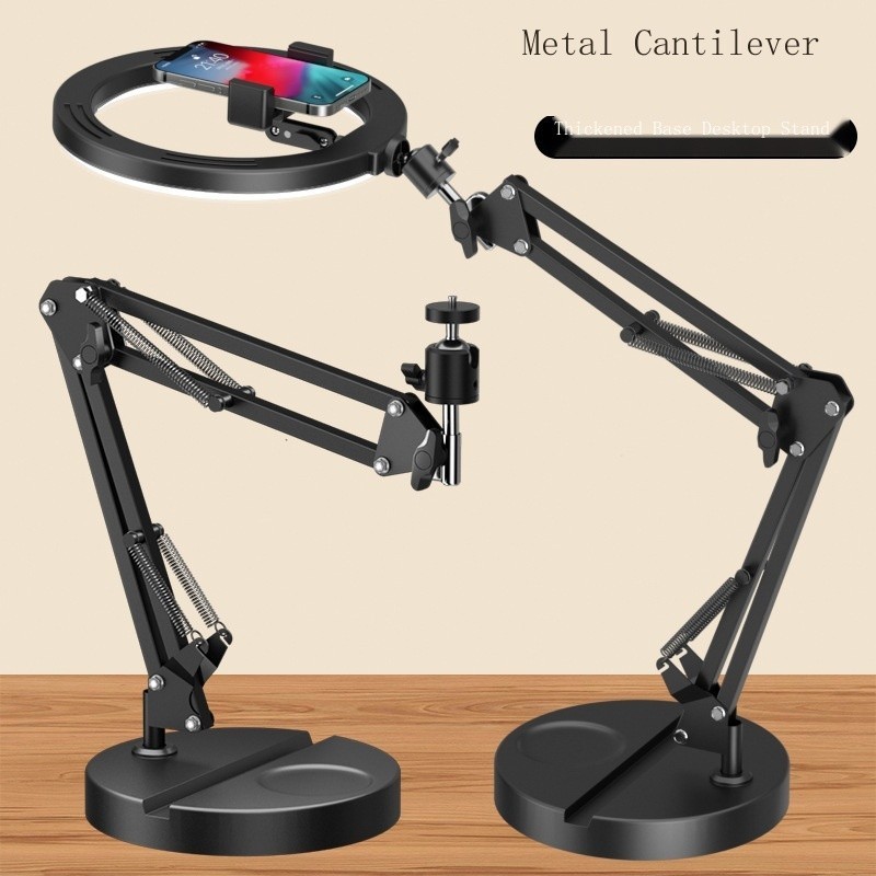 Mobile Phone Live Photography Stand Weighted Base Desktop Stand Metal ...