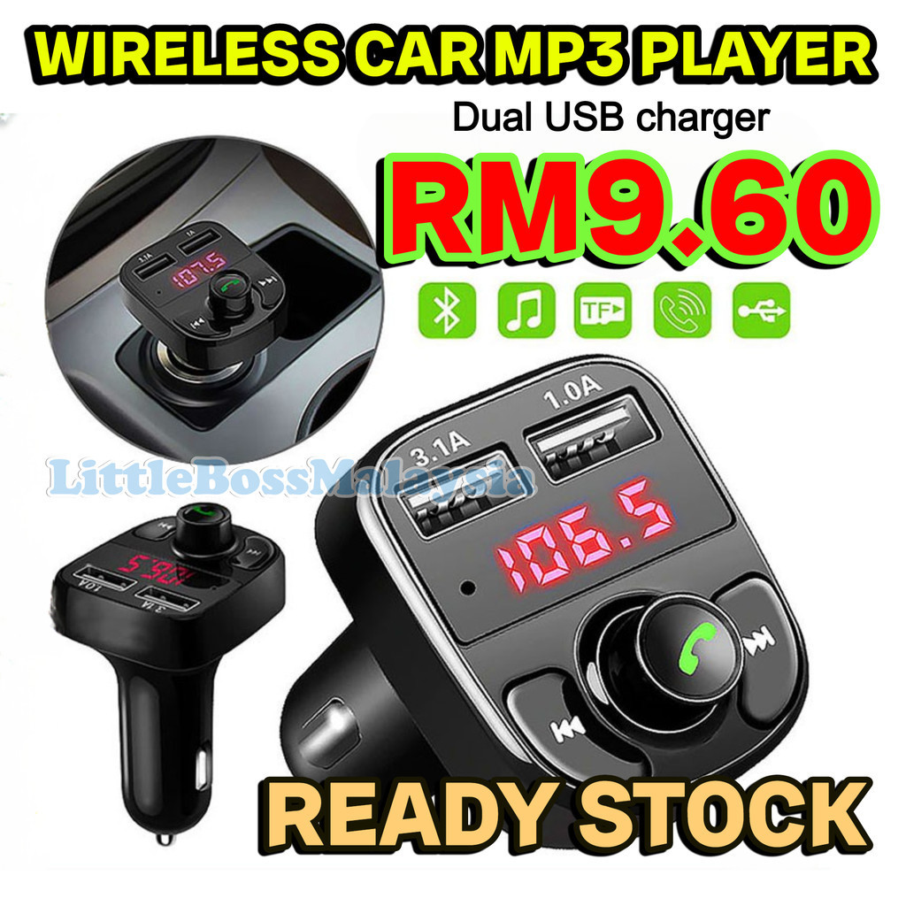 🔥𝑨𝑳𝑳 𝑪𝑯𝑨𝑵𝑵𝑬𝑳🔥Car MP3 Player Wireless Bluetooth FM Transmitter 3.1A Dual ...