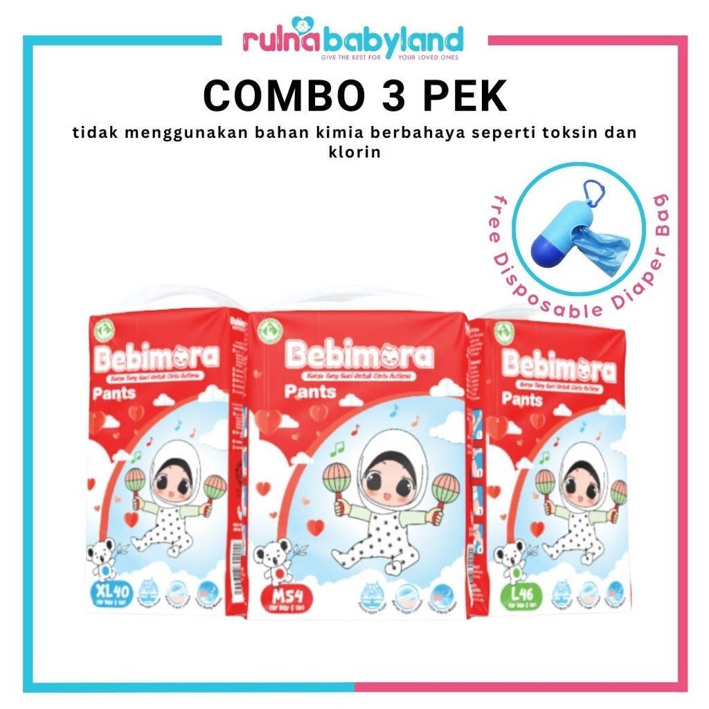 BEBIMORA COMBO 3 PEK LAMPIN ANTI CHLORINE | Shopee Malaysia