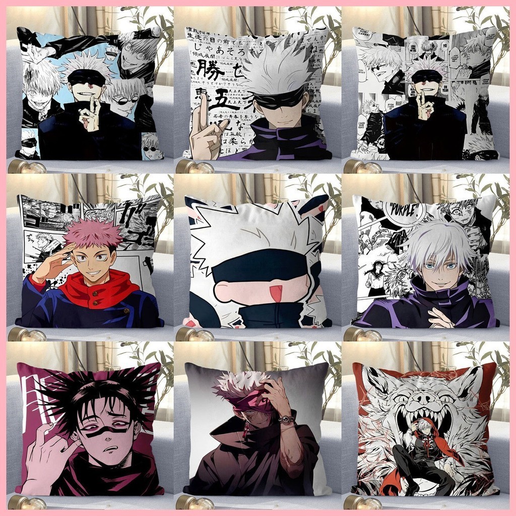 Pillow Jujutsu Kaisen Geto Suguru Satoru Gojo Zenin Maki Spell Fighting ...
