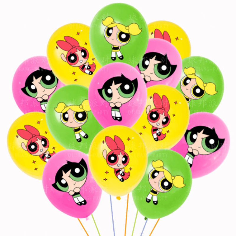The Powerpuff Girls Birthday Party Decoration Girls Party Supplies Flag ...
