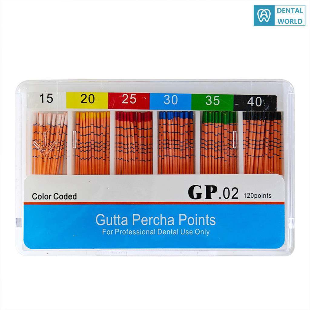 【Tape scale】1 Box Dental Absorbent Paper Points/Gutta percha points 02 ...