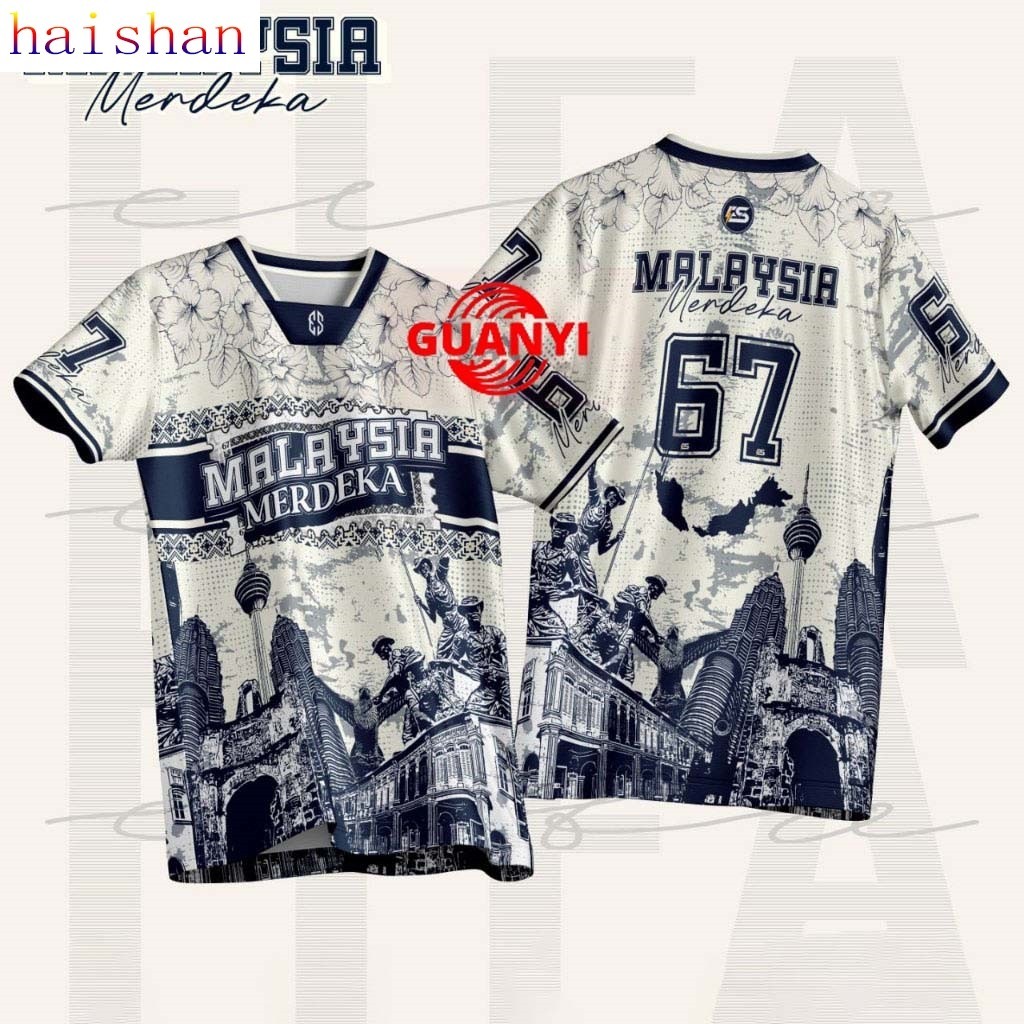 Malaysia 67th Merdeka 2024 Design Sublimation Jersey 03 (hai shan ...
