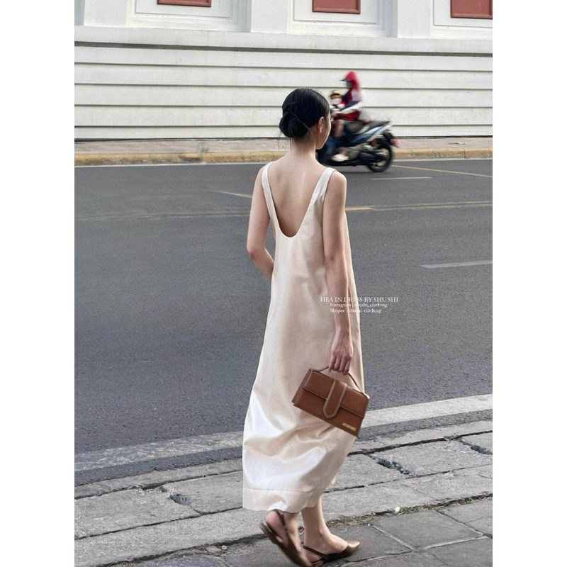 Hea IN DRESS - Tafta Shrimp DRESS (Official Photo) | Shopee Malaysia