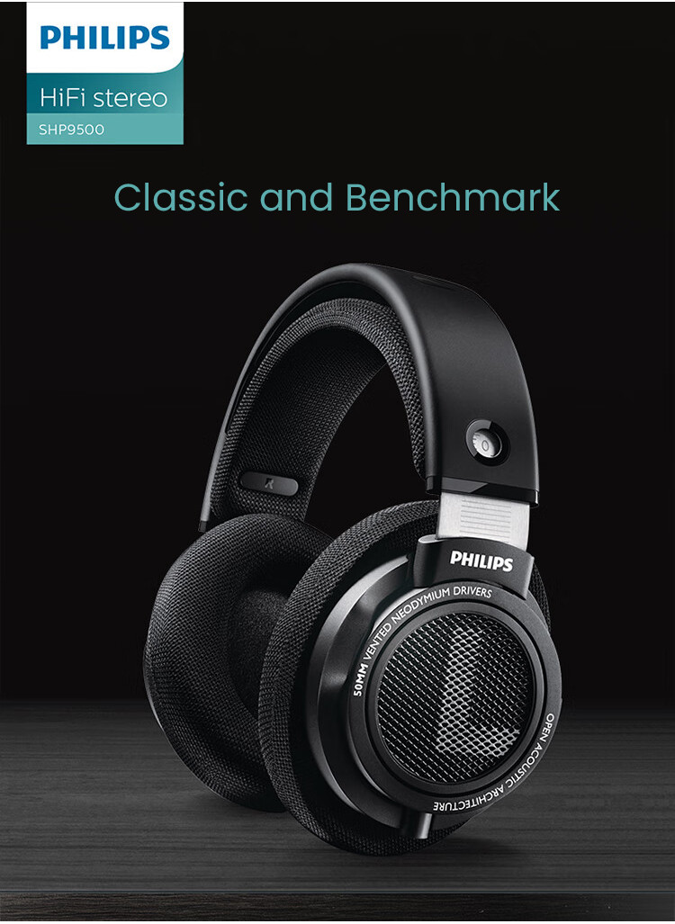 Philips SHP9500 Series Upgraded Game Microphone Hifi Gaming Gaming ...