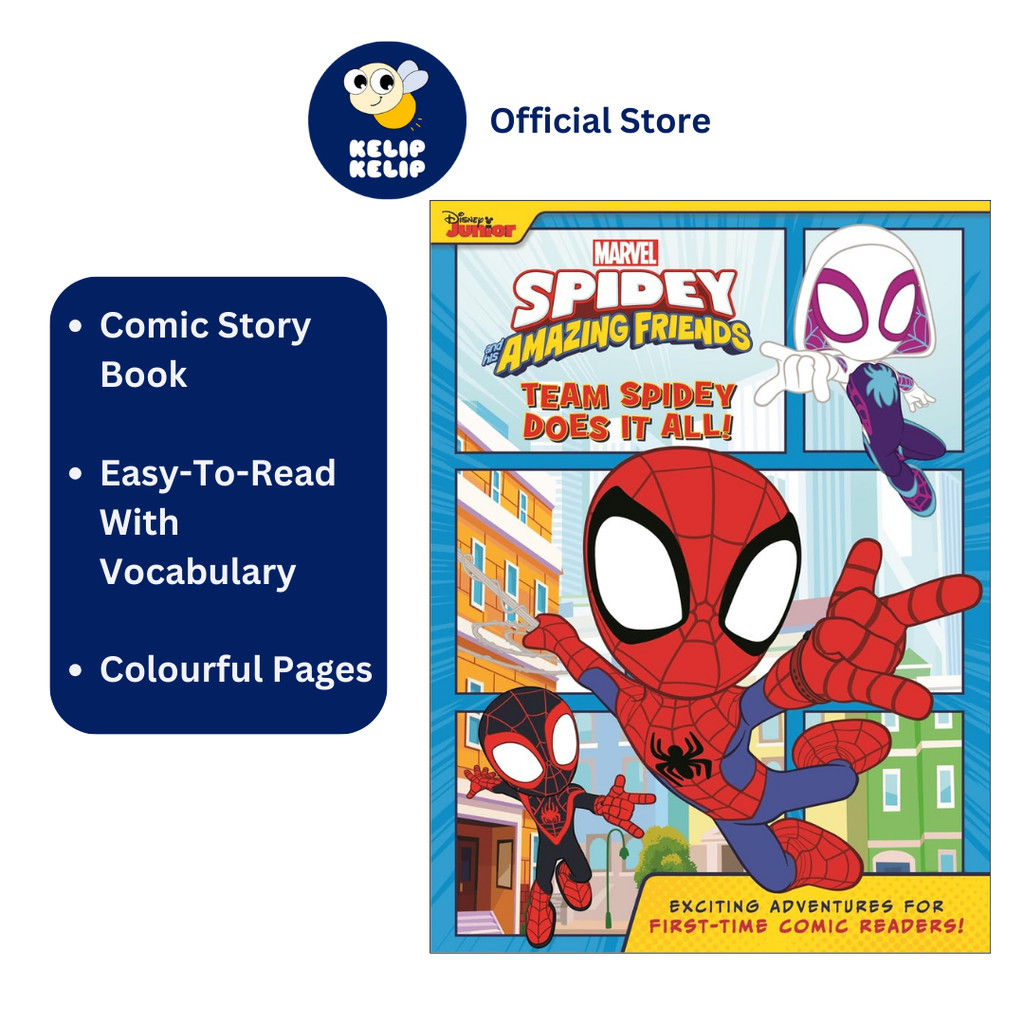 Marvel Spidey & Amazing Friends My First Time Comic Story Book For Kids ...