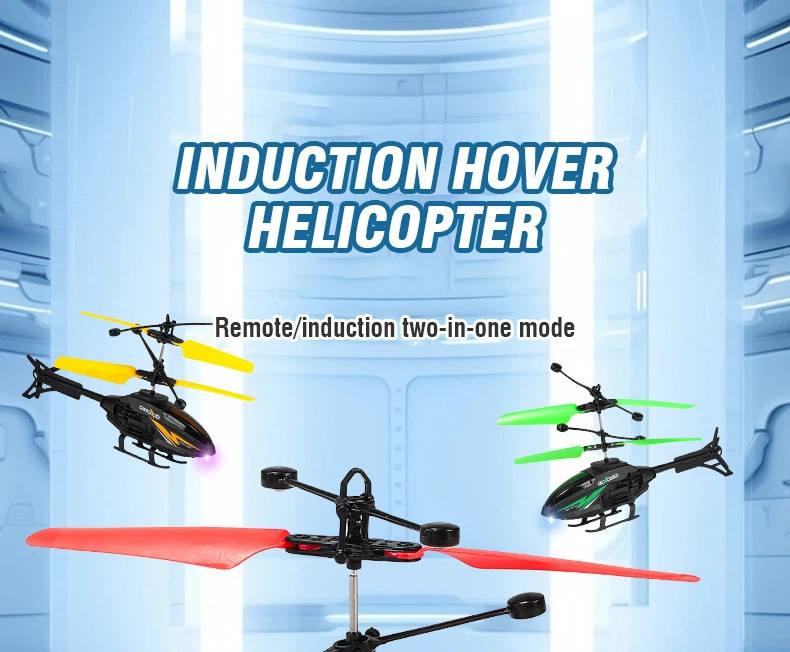 RC Sensor Helicopter LED Light Aircraft Two-way USB Charging Remote ...