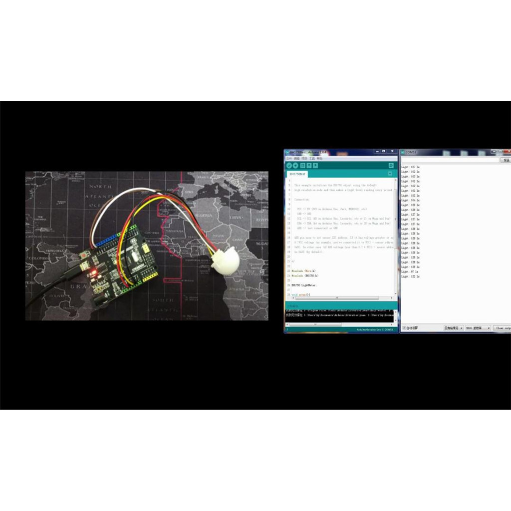 BH1750 BH1750FVI Chip Light Intensity Light Module Light ball for ...