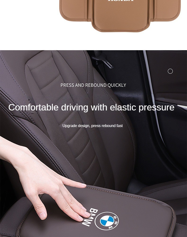 Volkswagen Car Armrest Box Pad Leather Arm Rest Protection Cushion ...