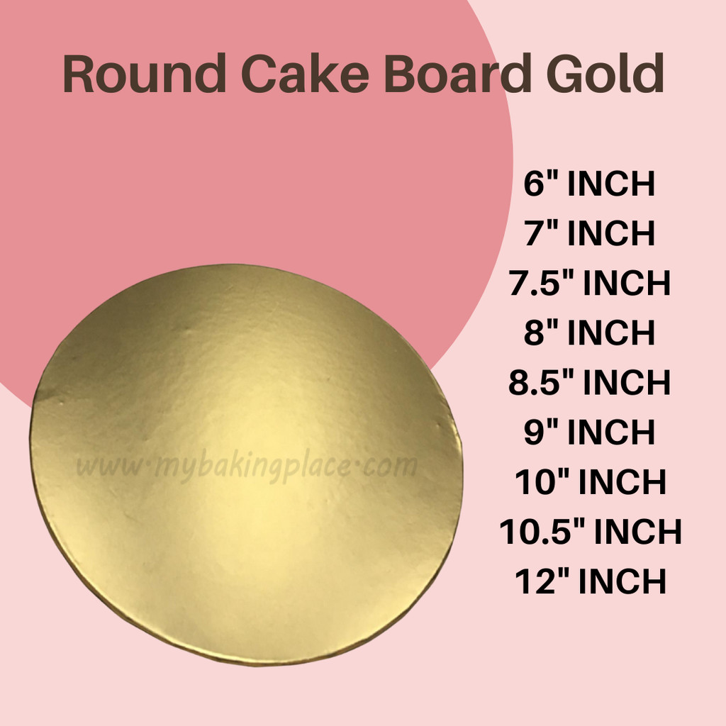 Cake Board Round Cake Board Papan Kek Cake Decoration Tempat Letak Kek ...