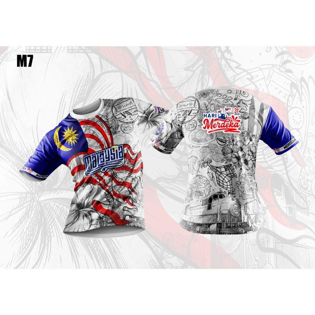 MERDEKA CODE M7 FULL SUBLIMATION | Shopee Malaysia