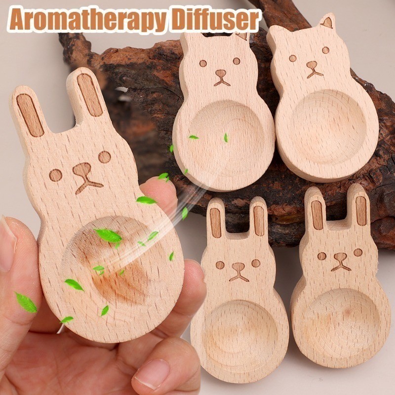 Wood Essential Oil Aromatherapy Diffuser - Fragrance Slowly Volatile ...