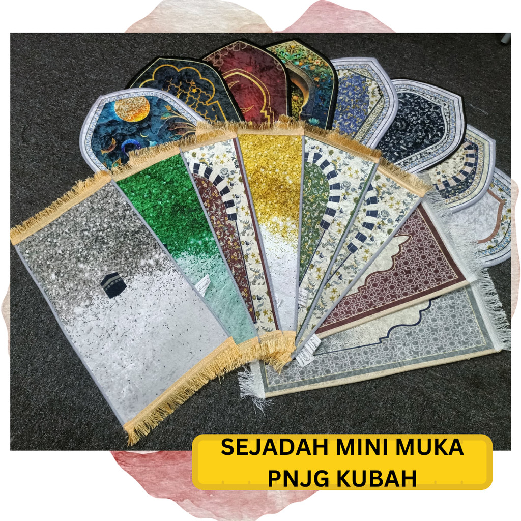 SEJADAH MINI MUKA PANJANG KUBAH TRAVEL HAJI DAN UMRAH | SEJADAH MUKA ...