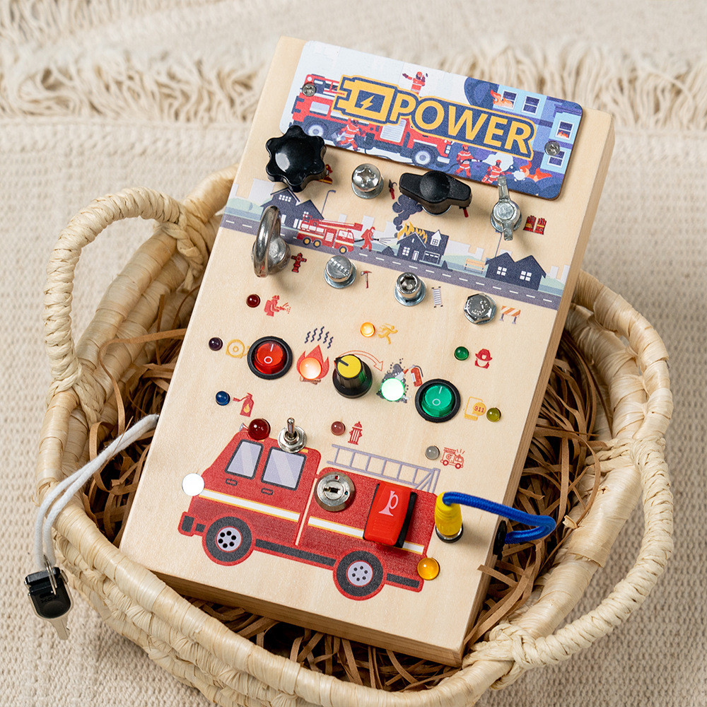 Toy Learning Wooden Featuring Led Switch And Screw Fastening For Kids ...