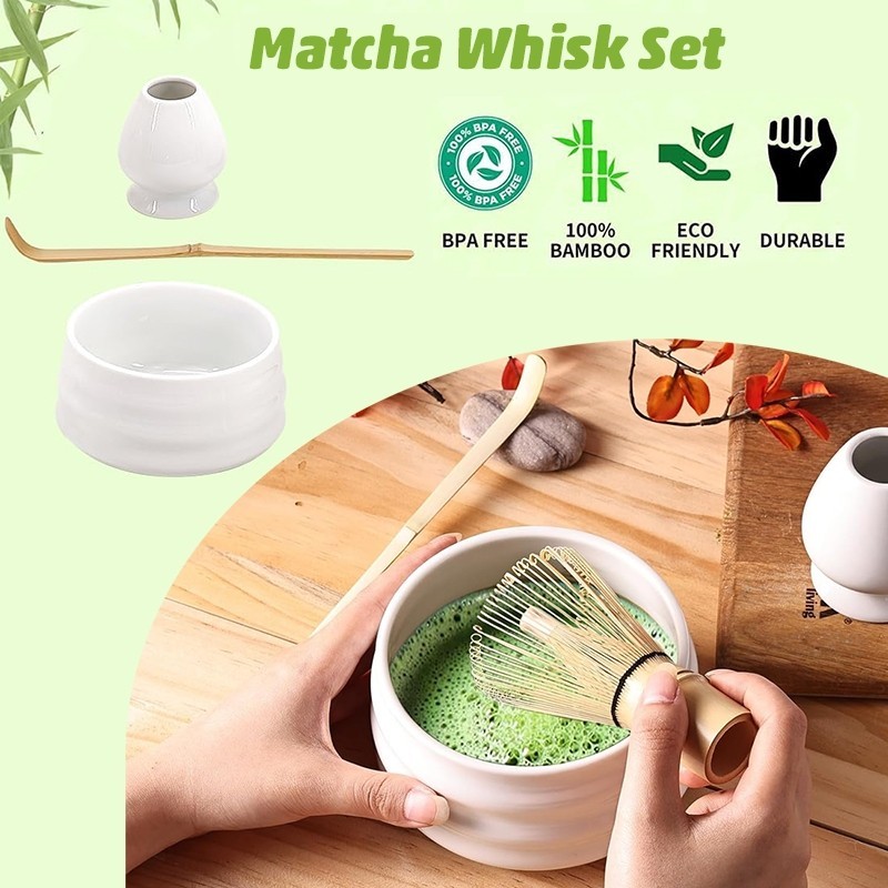 [LOCAL]Japanese Matcha Tea Ceremony Set Kit Matcha Bowl Whisk Set Tool ...