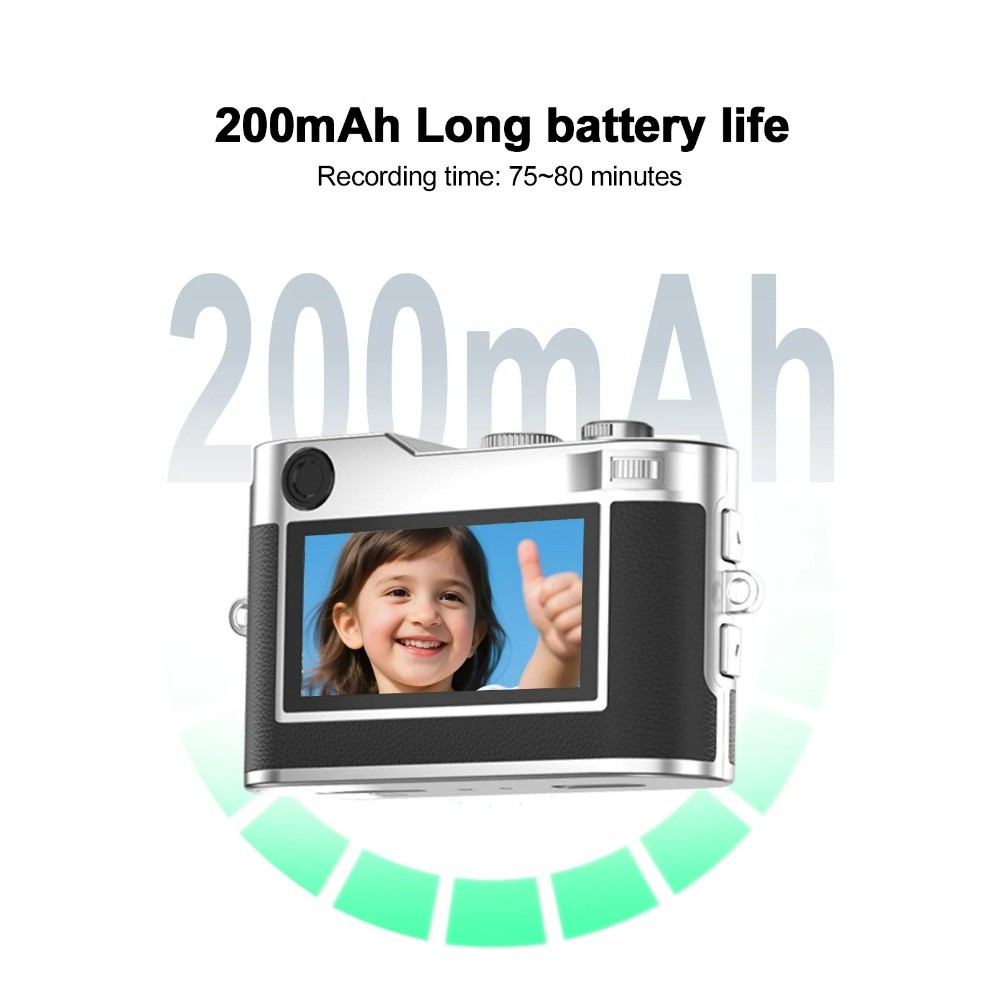 1080P Mini Keychain Camera Retro Digital Camera Portable Compact Mini ...