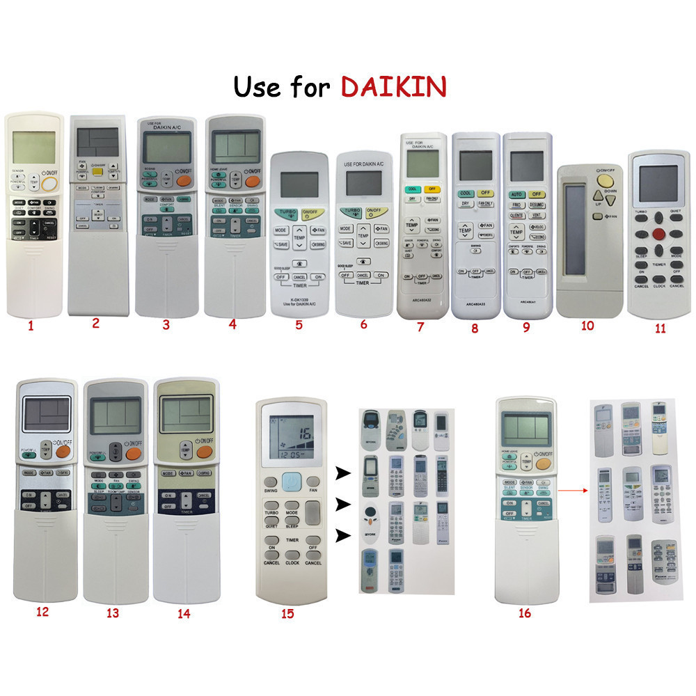 new replace remote for Universal remote DAIKIN air conditioner remote ...