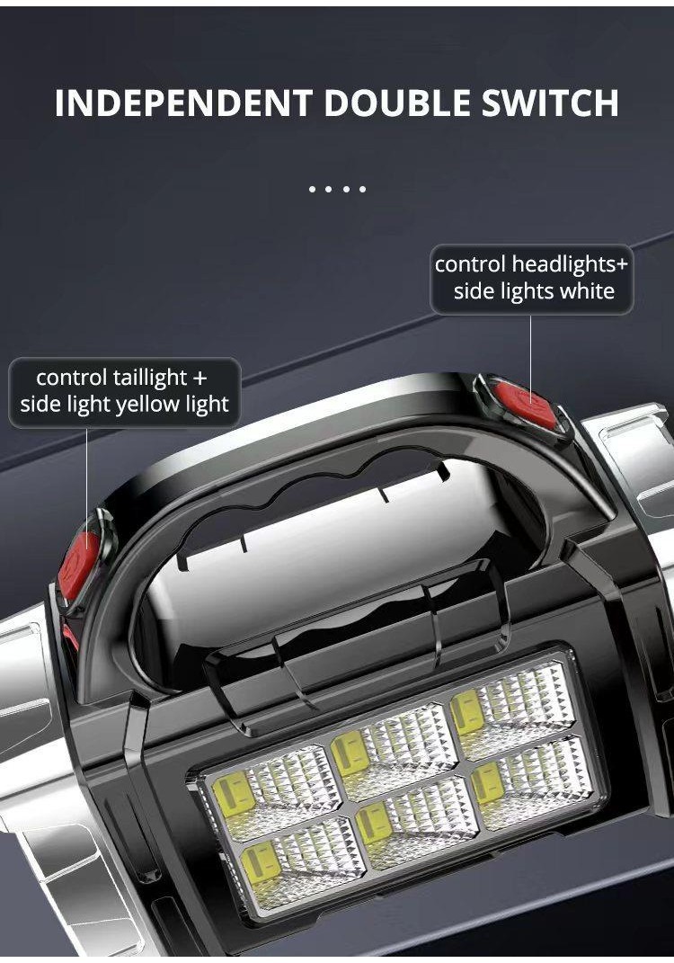 Outdoor Multifunctional Portable Searchlight Portable COB Dual Light ...