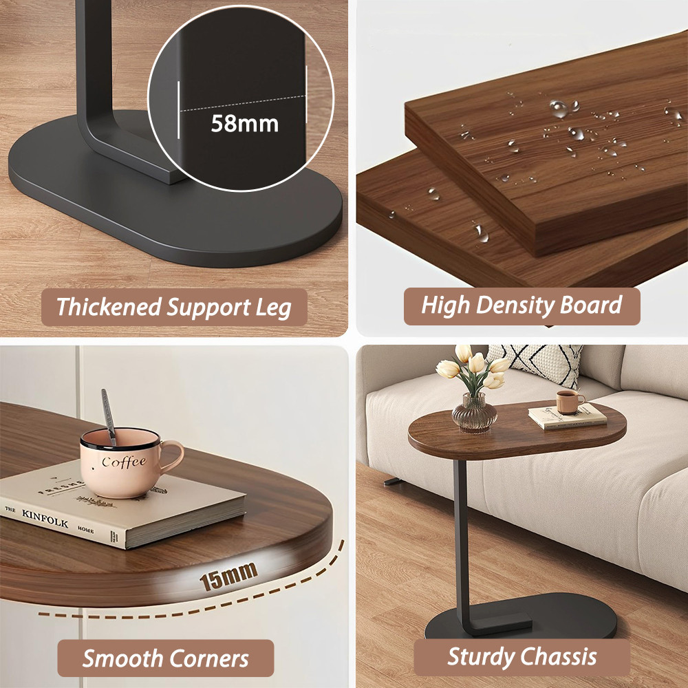Worthbuy Wooden Side Table Meja Tepi Coffee Table Meja Kopi Bedside ...