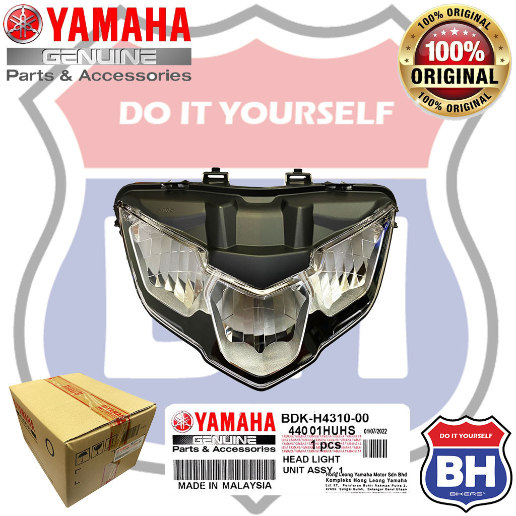 YAMAHA Y15ZR Y15 V2 LC135 V8 FI 135LC HEAD LAMP LAMPU DEPAN 100% ORIGINAL HLY BDK-H4310-00 ...