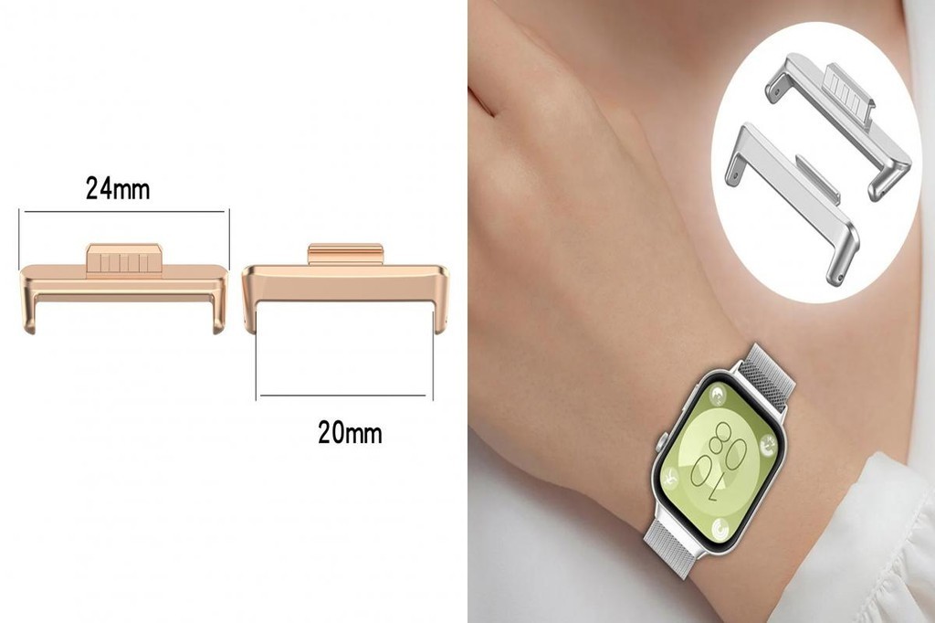 Greenbox- Metal Watch Strap Connector Watch Strap Adapter for Huawei ...