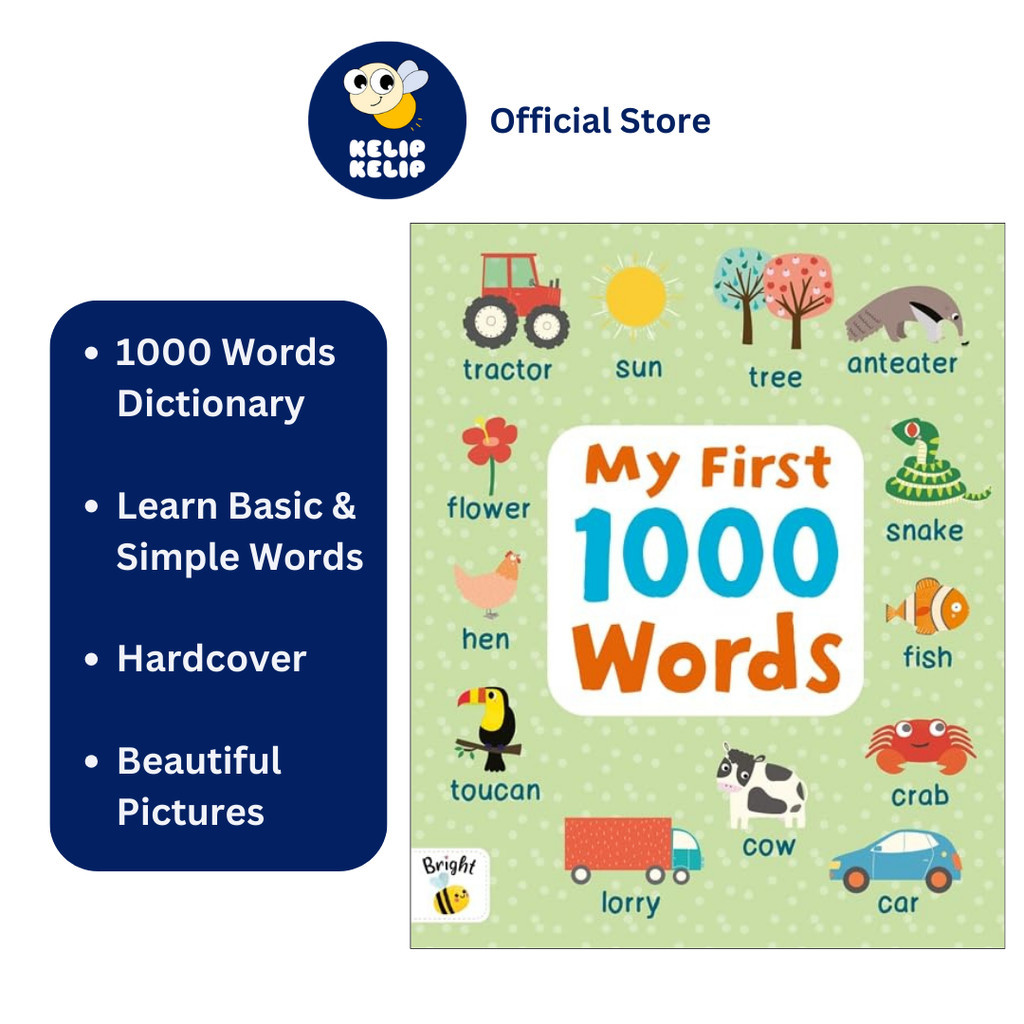 My First 1000 Words Book For Preschool Kids To Learn New Words (96 ...
