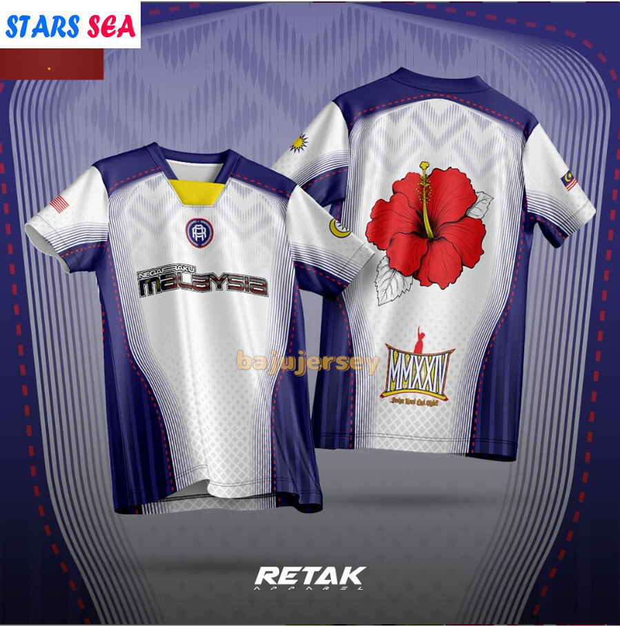 2024 Malaysia Merdeka 67 Baju Jersey Muslim Family Suit Full ...