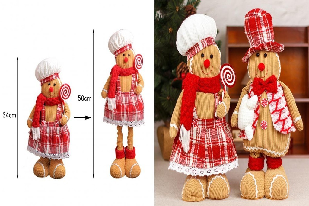 {BIG} Christmas Plush Toy Seasonal Stuffed Animal Adorable Christmas ...