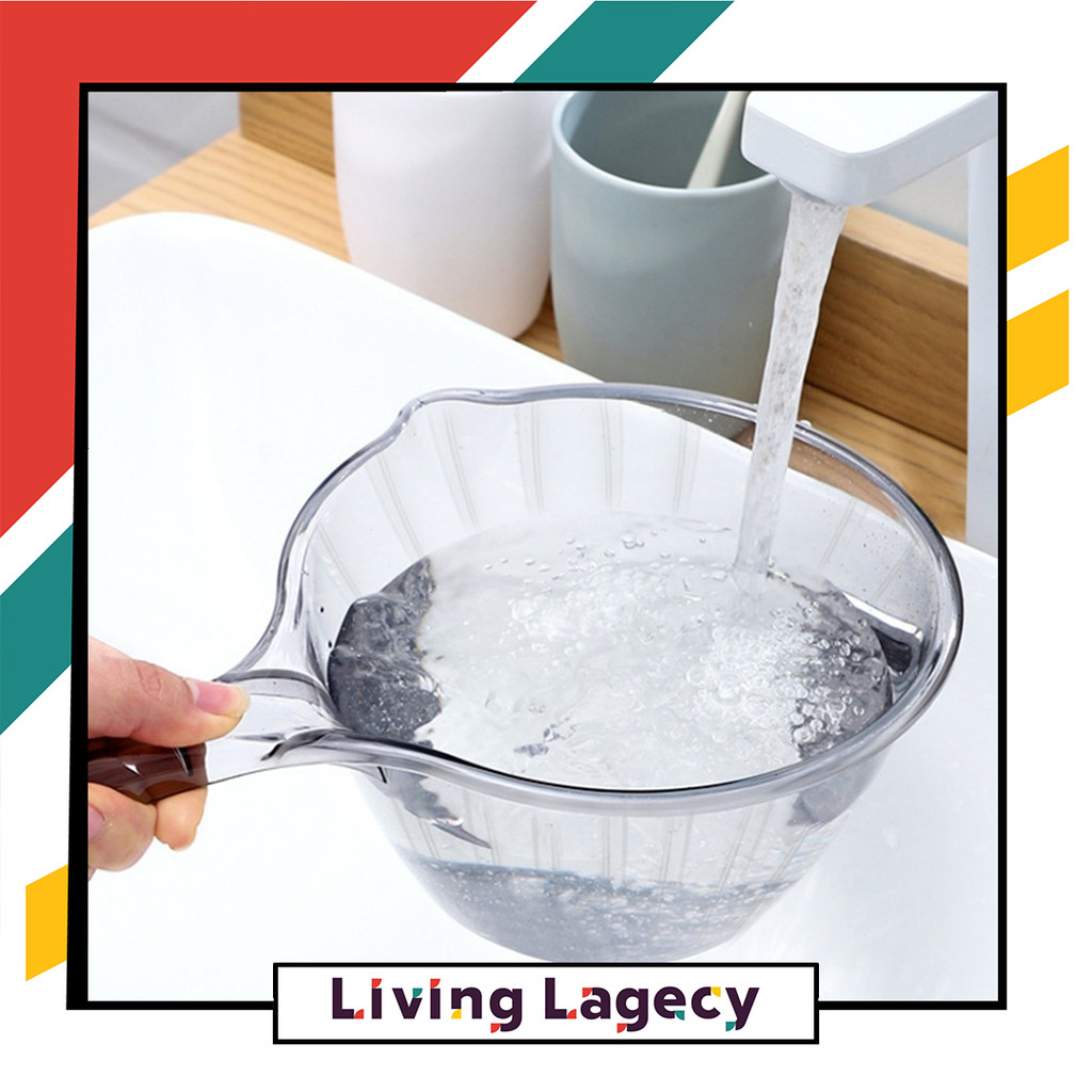 LIVING LAGECY Transparent Water Ladle Water Dipper Thickened Plastic ...