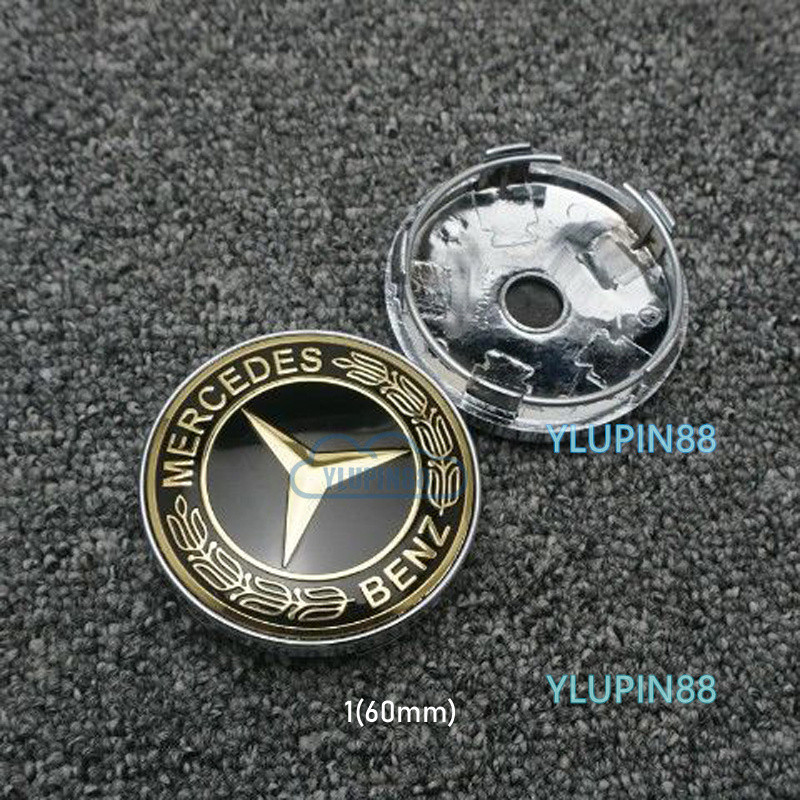 4pcs Mercedes Car Wheel Center Hub Caps Cover 60mm 68mm 75mm Auto ...