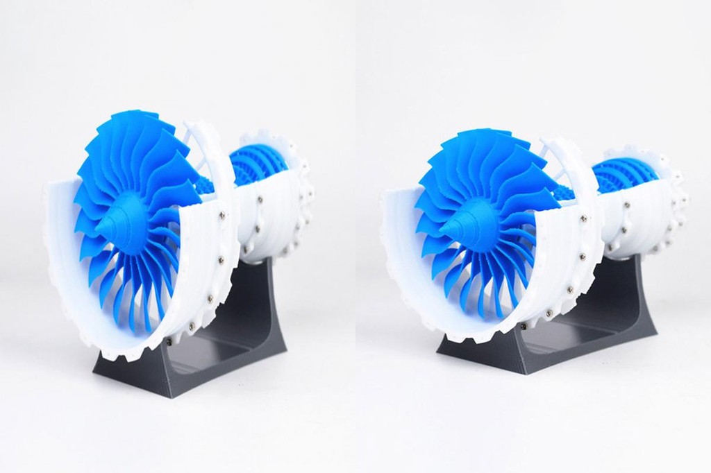 [VOU] Turbojet Engine Replica Aviation Turbofan Engine Model Realistic ...