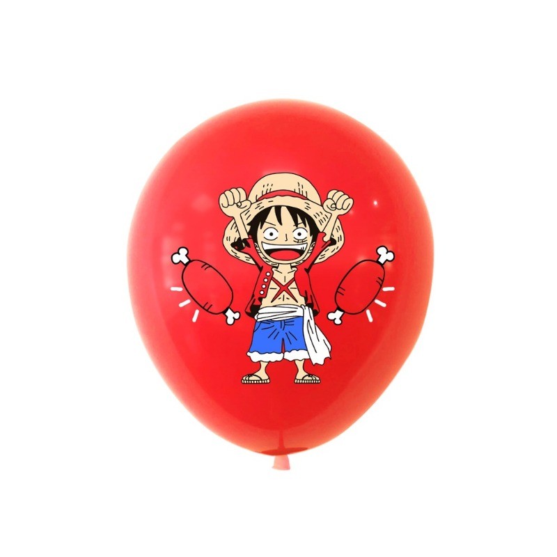 One Piece Birthday Party Latex Balloon Decoration Skeleton Luffy ...