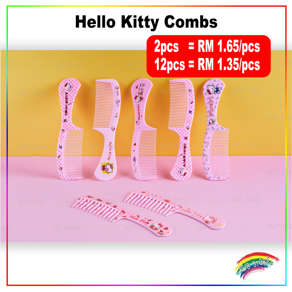Hello Kitty Combs凯蒂猫卡通梳子 Sikat Rambut Hello Kitty | Shopee Malaysia